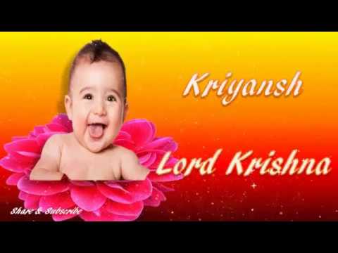 Indian Hindu baby boy names with K with meaning