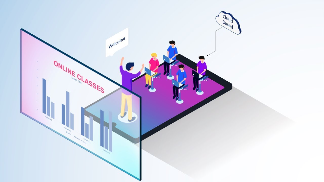 Create Isometric Concept design in PowerPoint for online classes