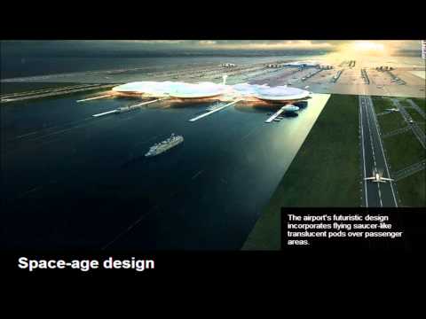 Futuristic London Airport proposed for island in middle of Thames