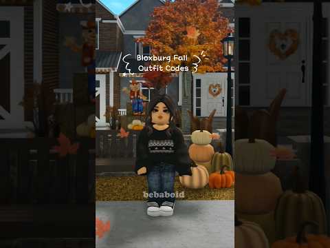 Bloxburg Fall Outfit Codes πΈπ #bloxburg #outfitideas #fall #roblox #viral #outfitcodes