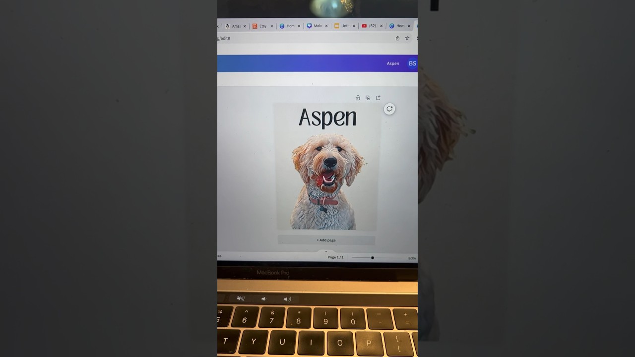 Create a pet portrait on Canva!! Canva tutorial