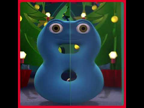 Numberjacks Xmas 8 Days! #shorts