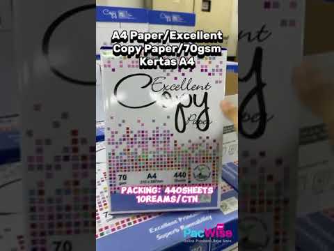 A4 Paper/Excellent Copy Paper/A4 Kertas 70gsm&80gsm/Copier Paper (440's/Ream)-1Ream #office#a4paper
