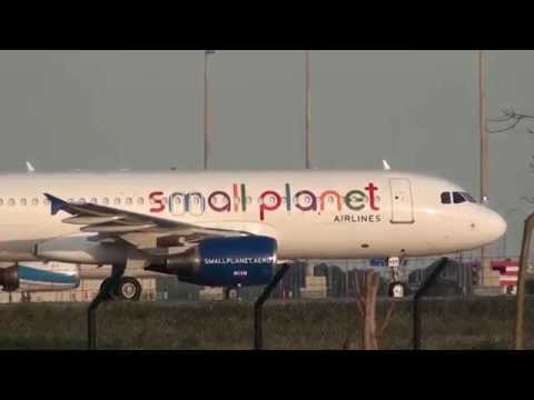 Small Planet Airbus 320 SP-HAF at Malaga AGP