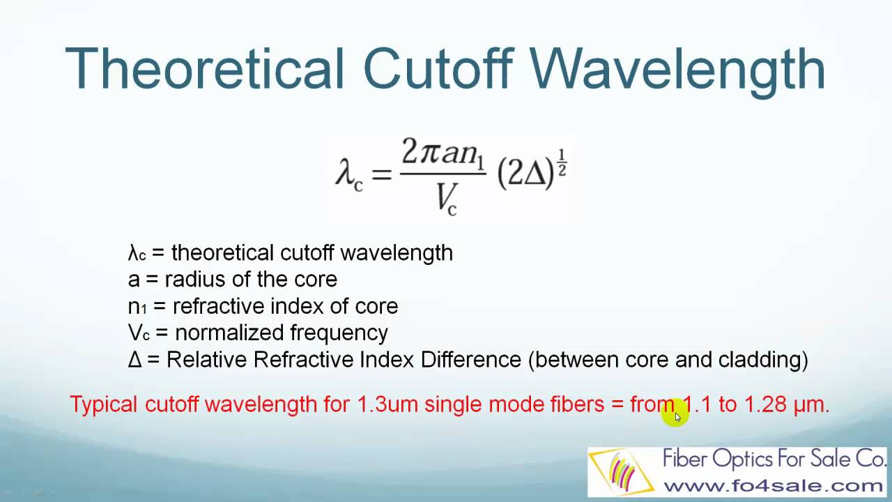 What is Cutoff Wavelength for Single Mode Fiber?