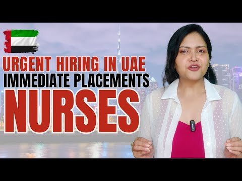 🚨 IMMEDIATE PLACEMENTS FOR NURSES IN UAE | URGENT HIRING 2025 🚨