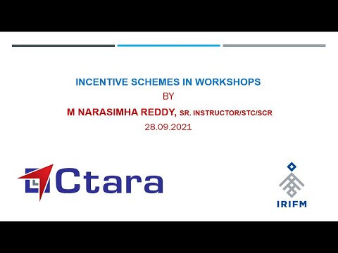 Ctara - Incentive Schemes In Workshops 28-09-2021