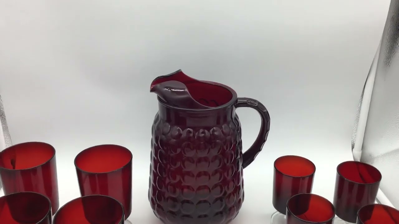 Next up in my Etsy shop some great ruby red glass!