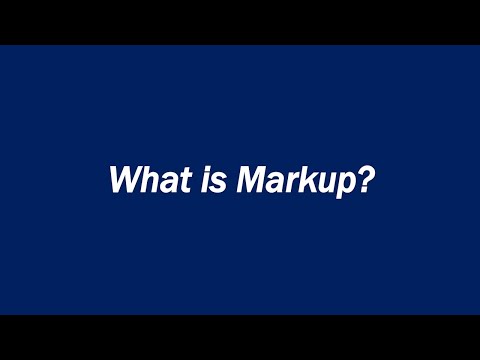 What is Markup?