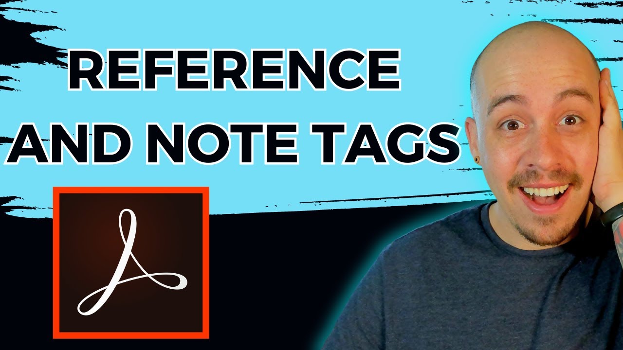 The structure of reference and note tags in a PDF