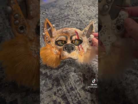Really old therian masks!! #therian #crafts #diy #furry #fursuit