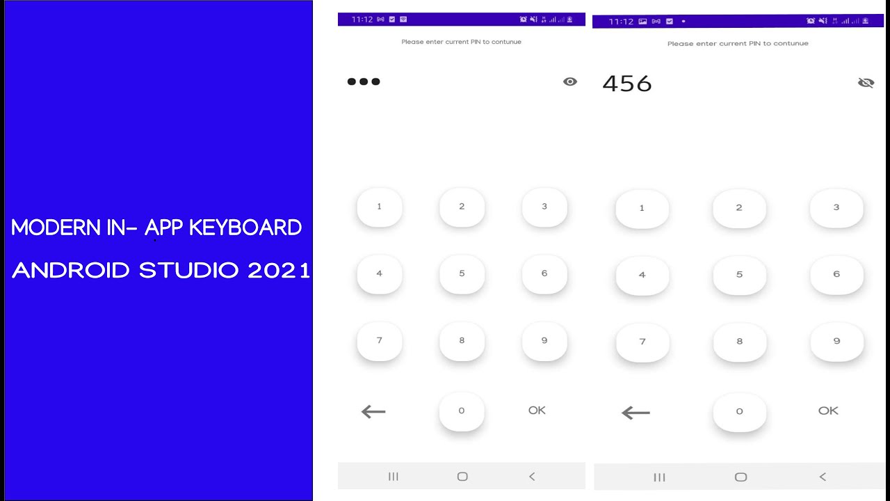 Modern In App Keypad In Kotlin Android Studio