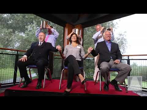 Terry Matthews and friends take the Ice Bucket Challenge