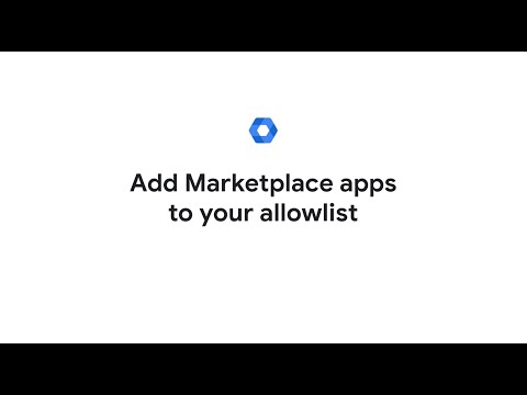 Add Marketplace apps to your allowlist