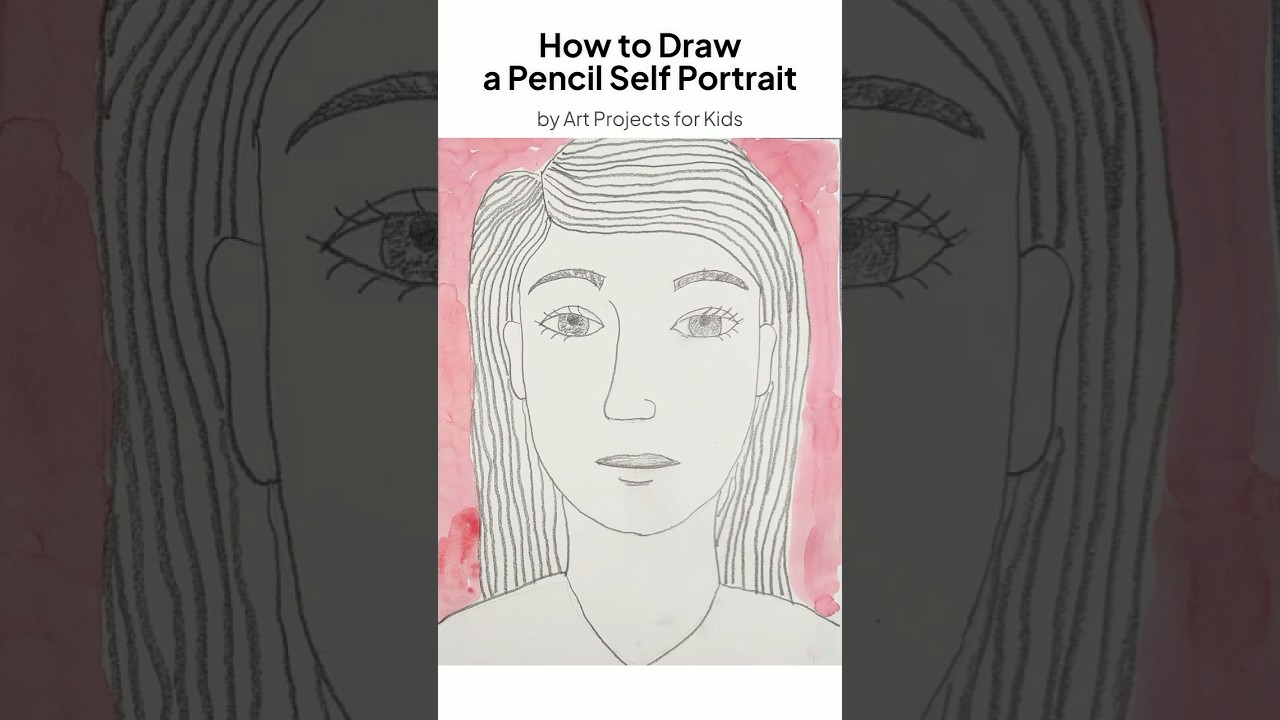 How to Draw a Pencil Self Portrait