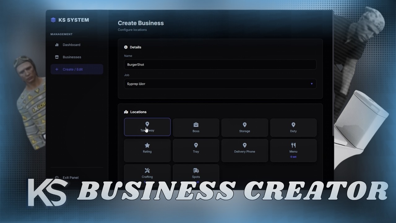 KS Business Creator [ PAID / FiveM / Script / Standalone ]