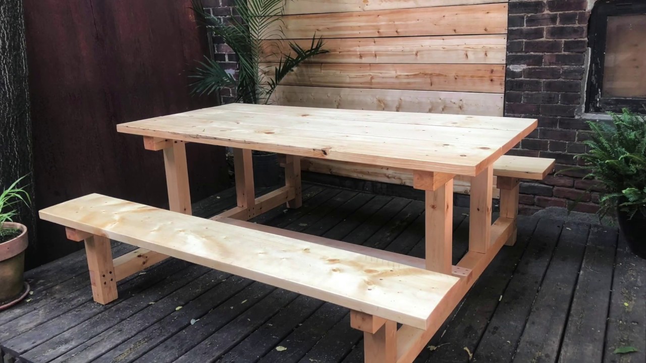 DIY Picnic Table for under $100