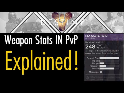 Destiny | Weapon Stats In PVP Explained! | Which stats matter?