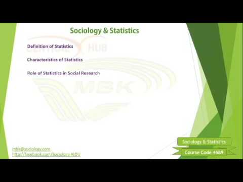 Sociology & Statistics In Urdu