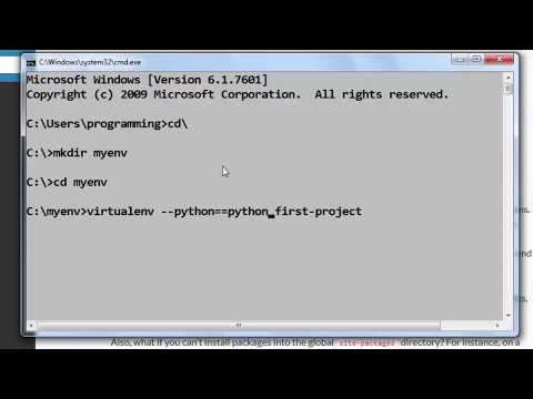 How to Create a Virtual Python Environment with virtualenv