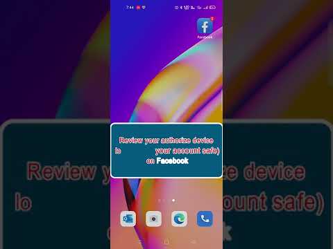 How to review authorize device login Facebook. #shorts