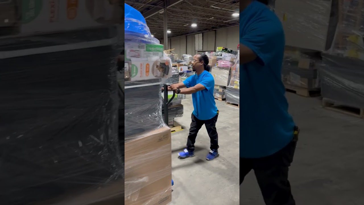 A day in the life of a warehouse worker!