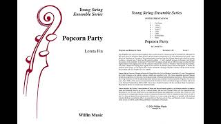 Popcorn Party: String Orchestra Conductor Score & Parts: Loreta Fin | Sheet Music