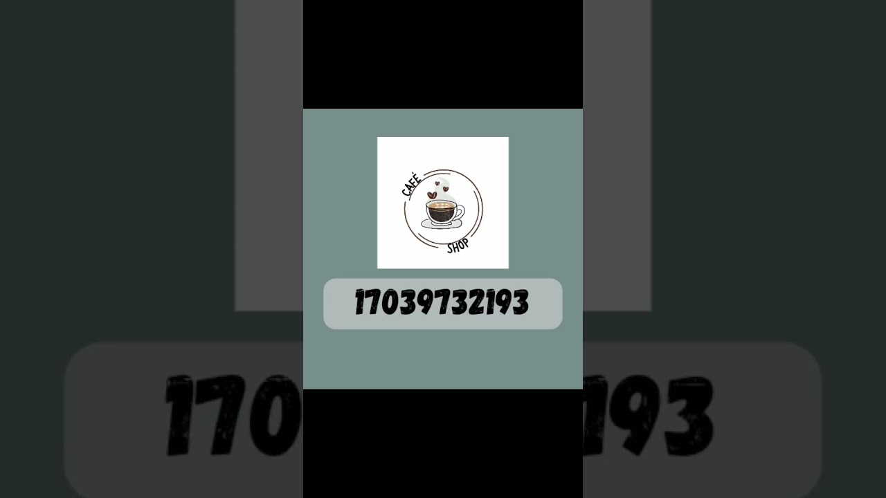 Bloxburg Coffee shop decal codes!! #decals #bloxburg #robloxdecal #decalcodes