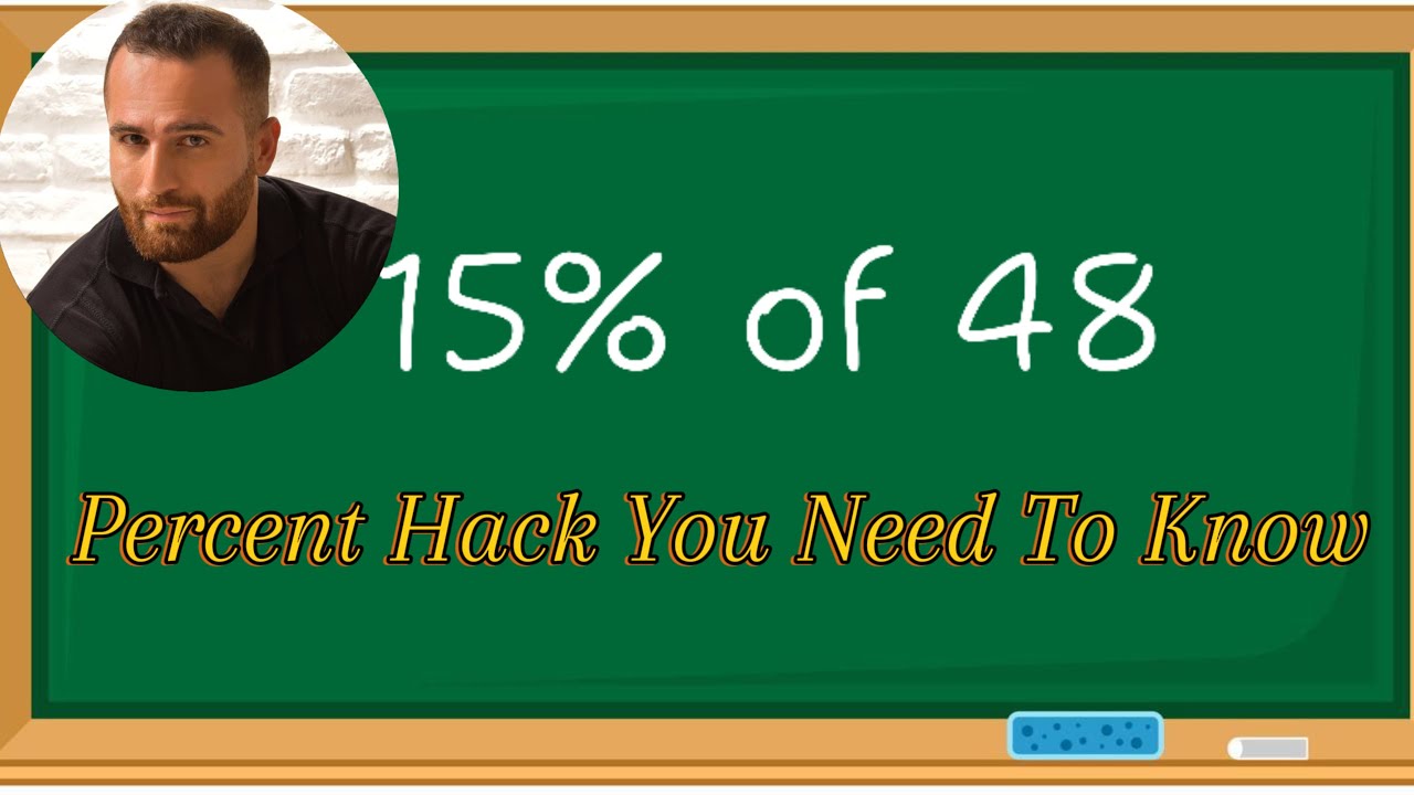 Percentage Math Trick! Percentage Made Easy! Mental Math