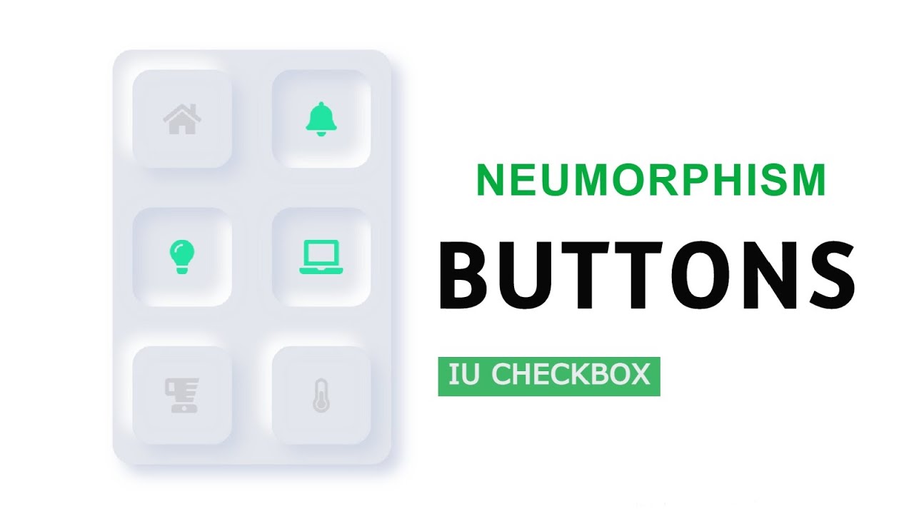 Neumorphism UI Button | HTML & CSS