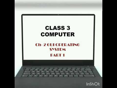 Class 3 Computer Chapter 2 GUI OPERATING SYSTEM PART 1