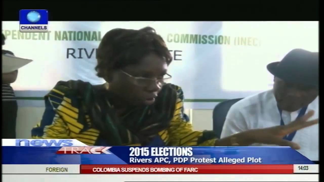 Rivers APC/PDP Supporters Clash At INEC Office
