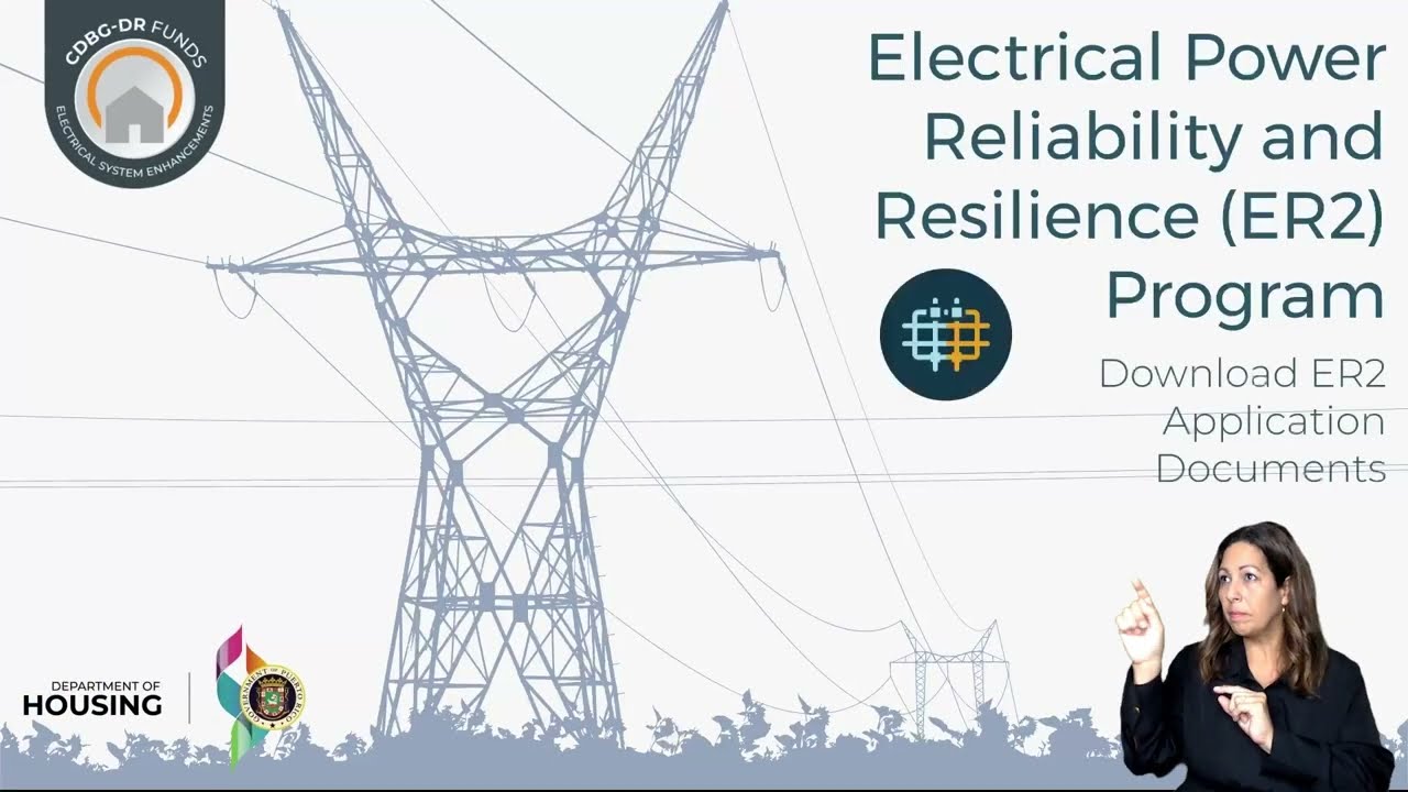 Electrical Power Reliability and Resilience Program - CDBG