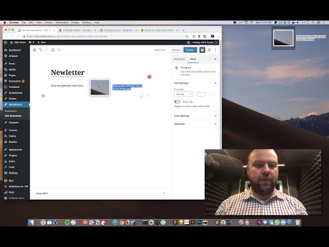 Write an Email Newsletter with WordPress Gutenberg and Mailchimp