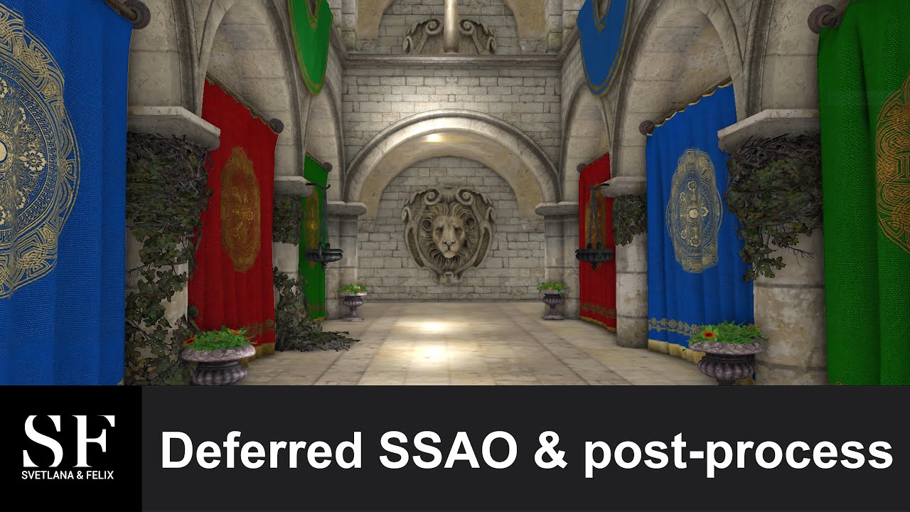Deferred SSAO and post process