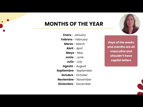 MONTHS of the year + SEASONS in Spanish 🇪🇸 | Spanish for beginners