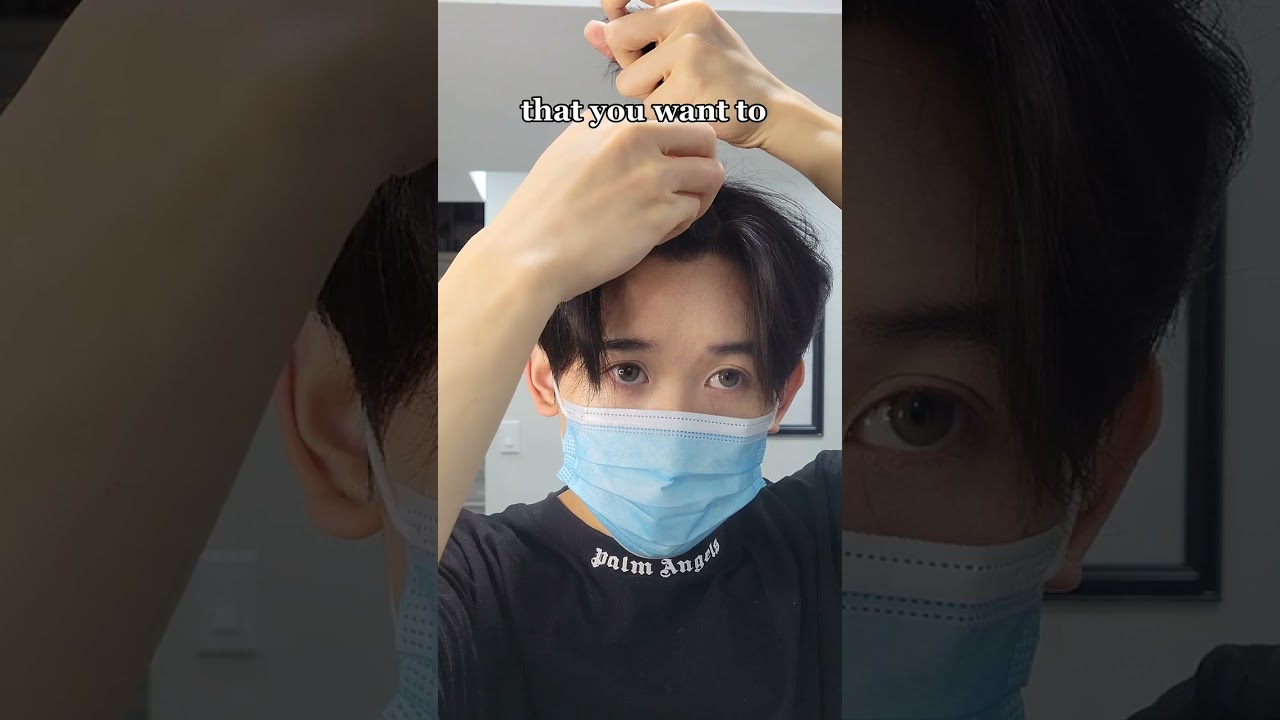 how korean men style hair