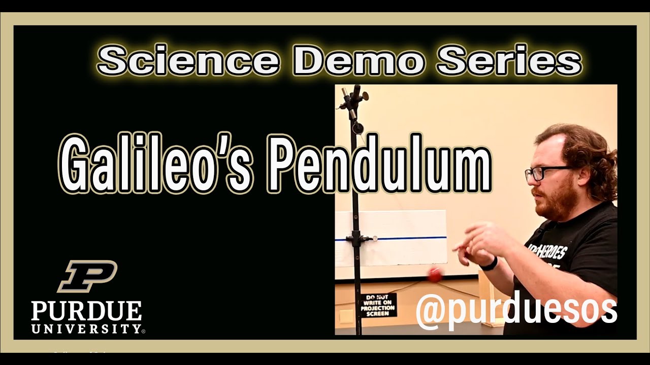Galileo’s Pendulum Demo