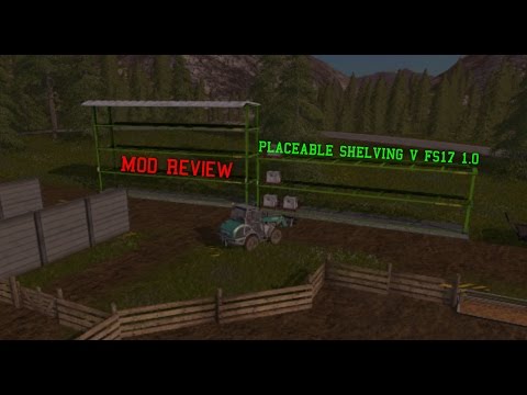 Steam Community :: Video :: Farming simulator PLACEABLE SHELVING V FS17 ...