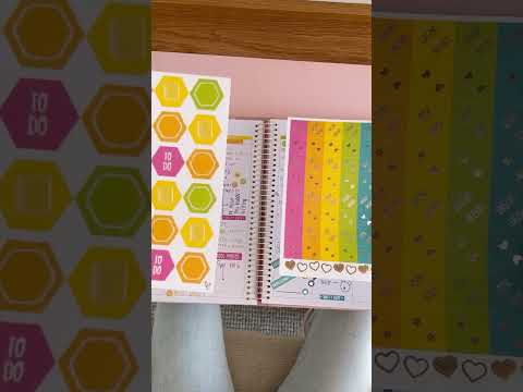 Discover our 2025 Teacher Planner Brights internals #shorts