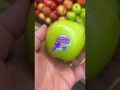 Spot organic produce, avoid GMO #foodhacks #organic