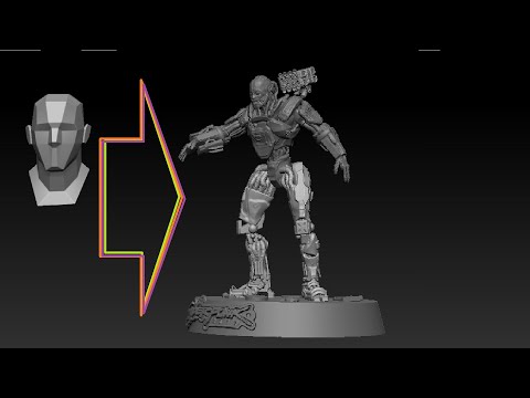 3D file Adam Smasher (Cyberpunk v1) 🔫 ・3D printable model to download・Cults