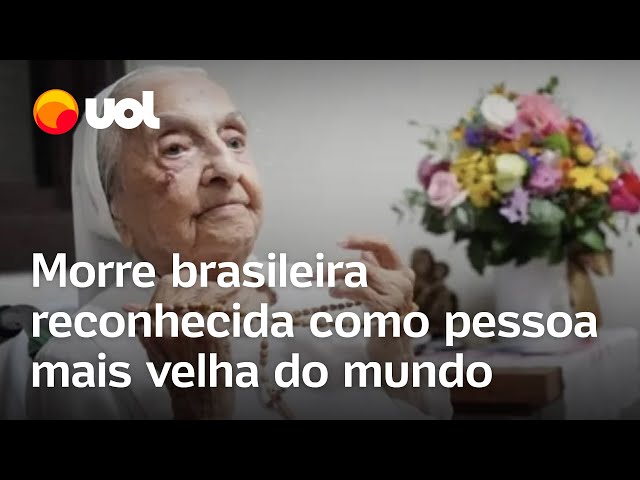 Inah Canabarro Lucas: morre pessoa mais velha do mundo aos 116 anos