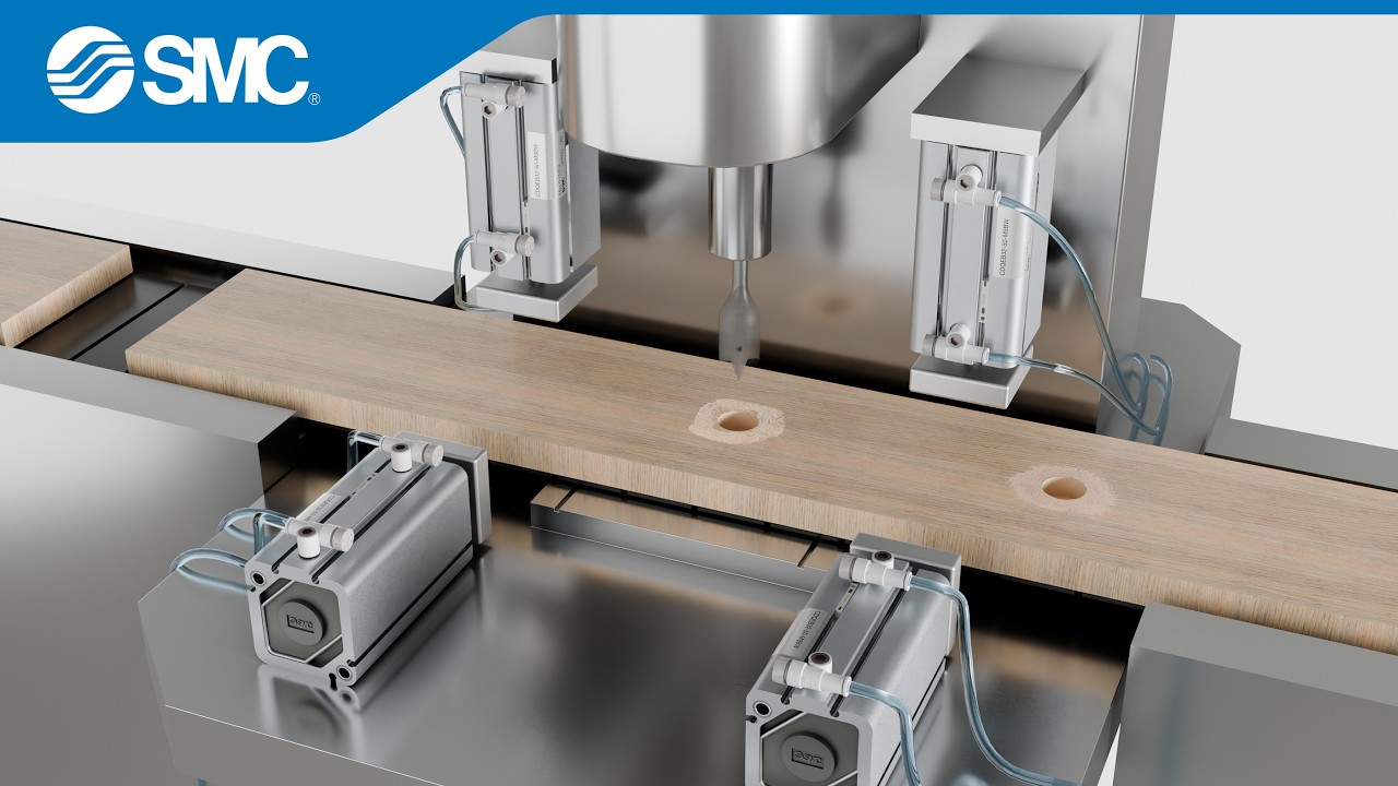 SMC’s New Product Video: CQE Series – Compact cylinder high power type