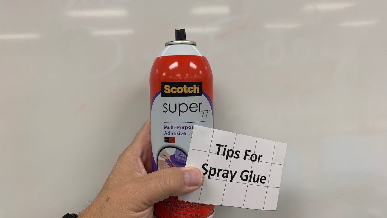 Tips for Spray Glue Adhesive