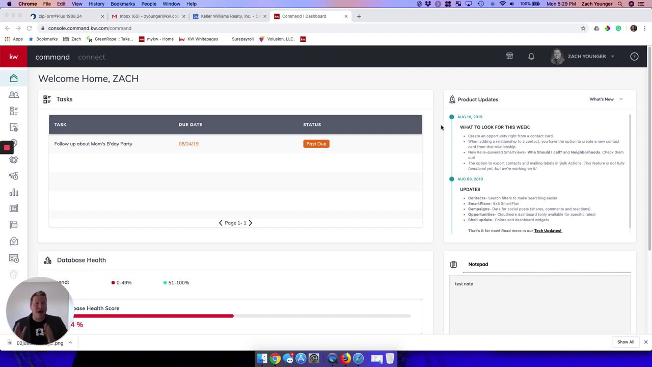 Command Docusign Integration with Zipforms