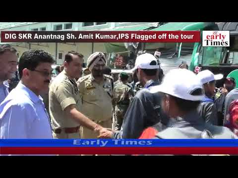 DIG SKR Anantnag Sh Amit Kumar,IPS Flagged off the tour