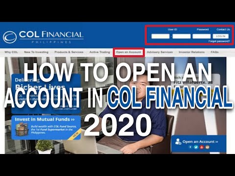 How to OPEN an Account in COL Financial | Updated 2020 | Tagalog