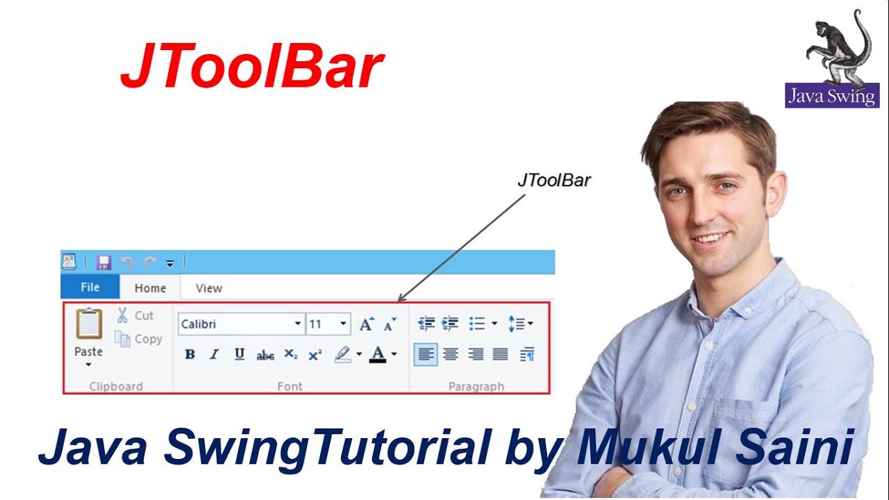 #50 Java Swing Tutorial | JToolBar in java