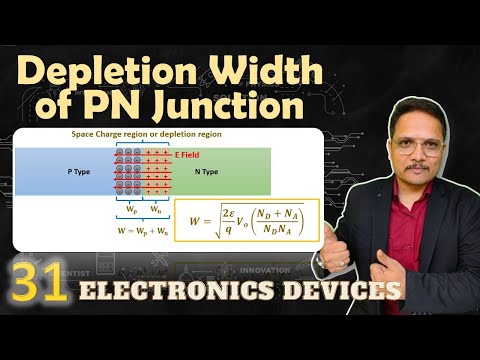 Derivation of Width of Depletion Region in PN Junction Video Lecture - Crash Course for GATE ECE ...